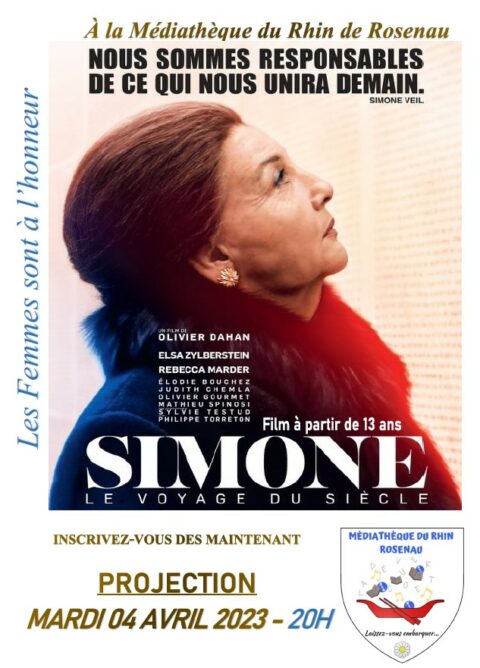 Projection du film "Simone, le Voyage du Siècle" - Rosenau